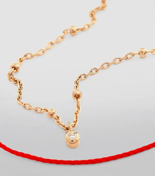 REDLINE Yellow Gold And Diamond Honorée Bracelet
