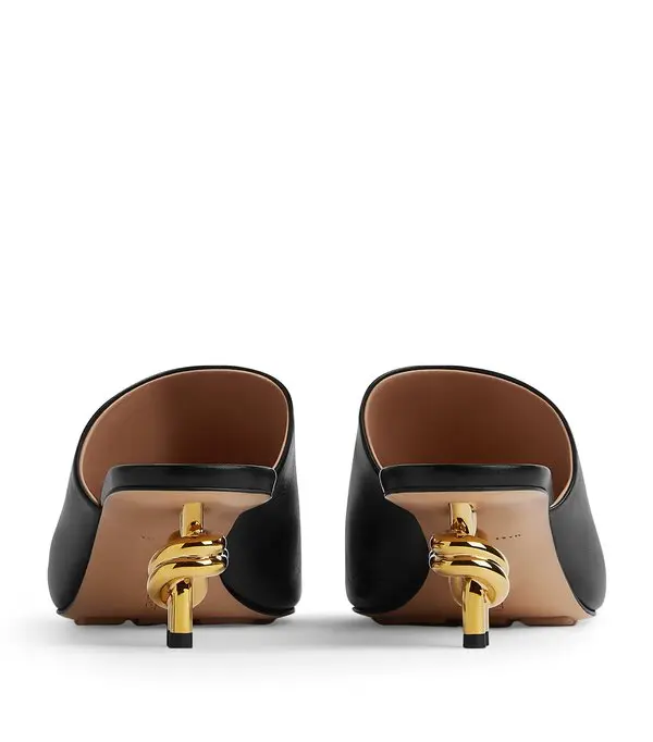 Bottega Veneta Lambskin Knot Mules 45