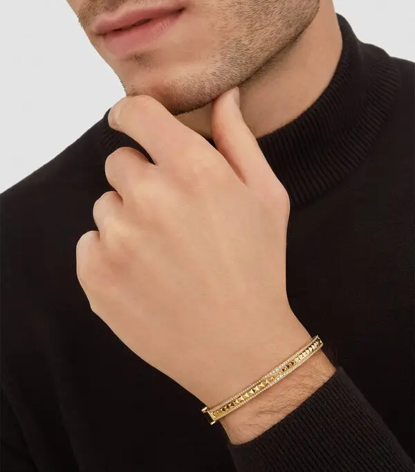 BVLGARI B.zero1 Diamond Bangle - Gold