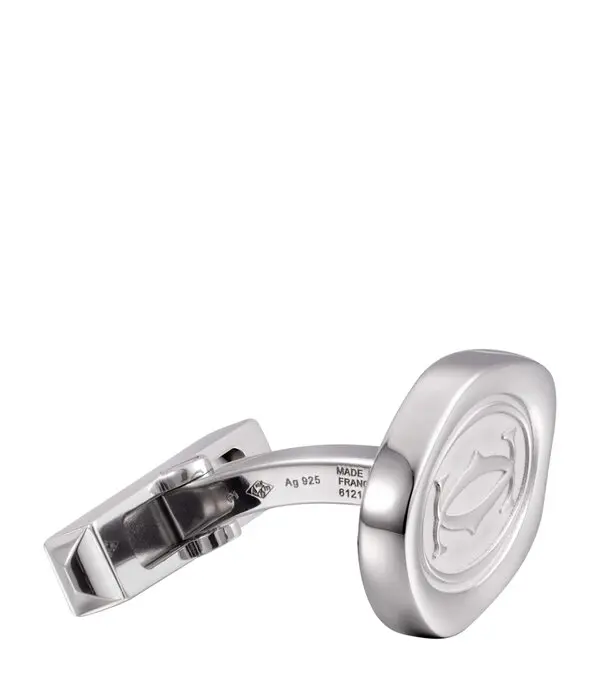 Cartier Sterling Wax Seal Cufflinks