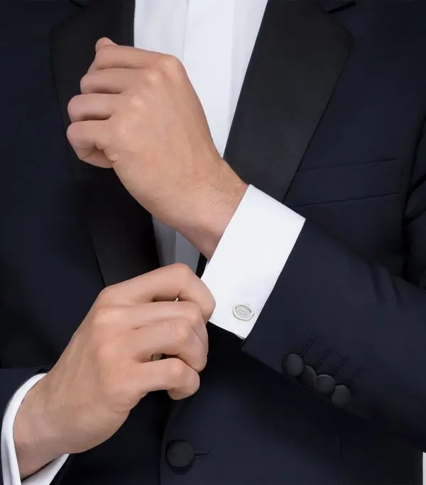 Cartier Sterling Wax Seal Cufflinks