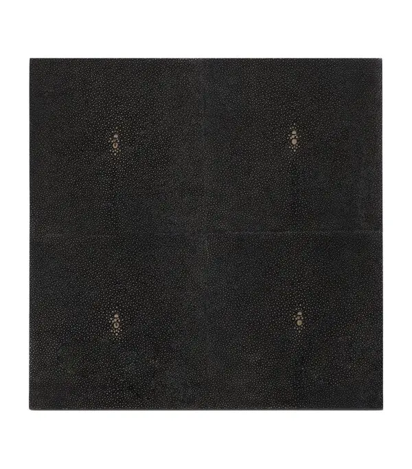 POSH TRADING COMPANY Faux Shagreen Placemat - Brown