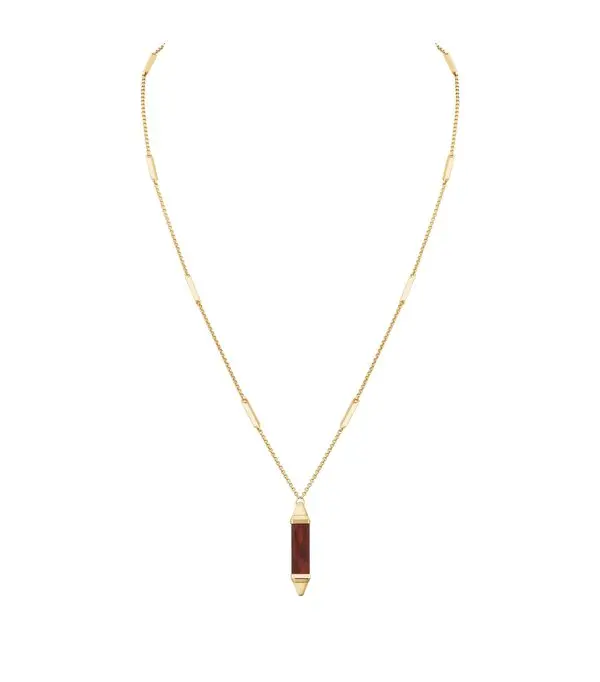 Cartier Yellow And Snakewood Necklace - Gold