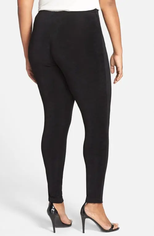 Vikki Vi High Rise Stretch Knit Slim Pants