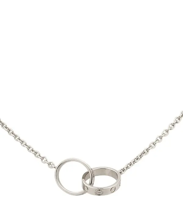 Cartier White Gold Love Necklace