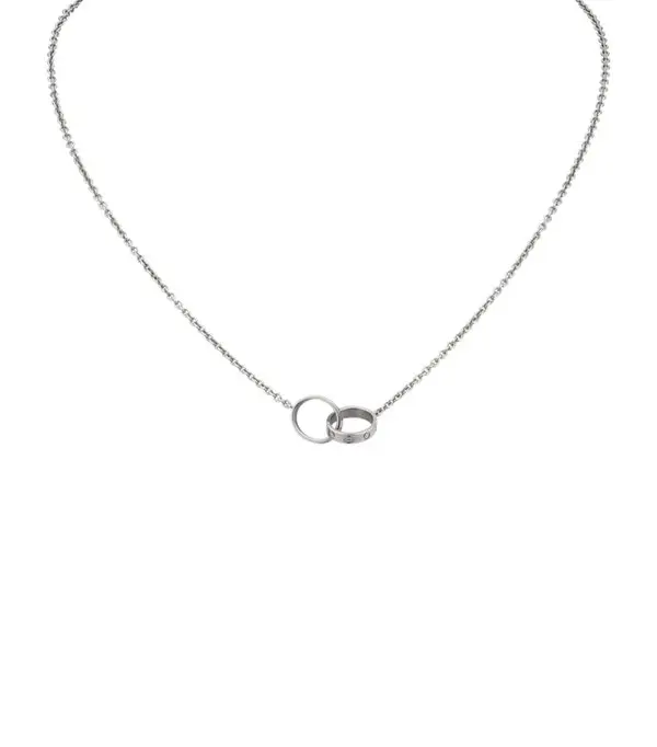 Cartier White Gold Love Necklace
