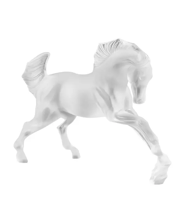 Lalique Horse Sculpture - Clear
