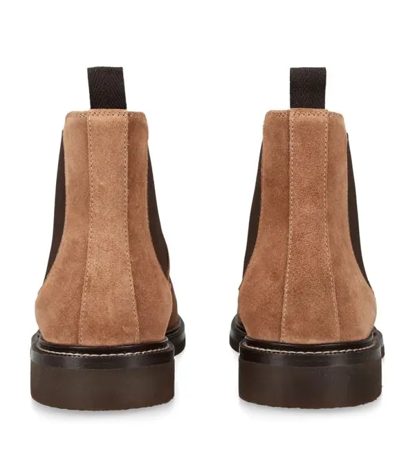 Brunello Cucinelli Suede Chelsea Boots