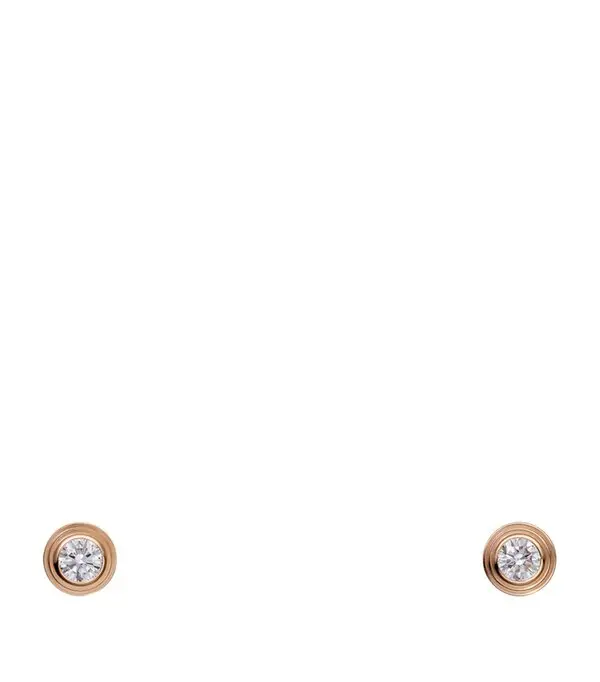 Cartier D'amour Stud Earrings - Rose Gold