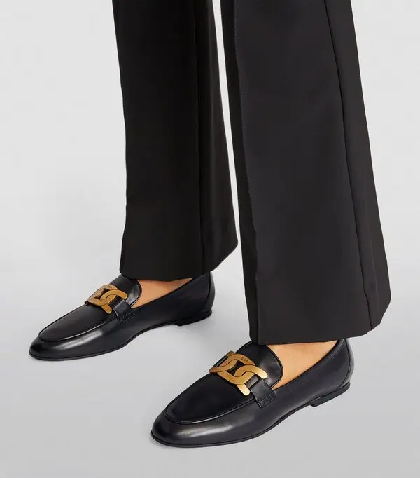 TOD'S Leather Kate Loafers