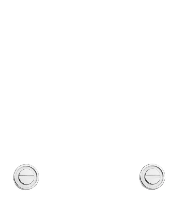 Cartier Love Stud Earrings - White