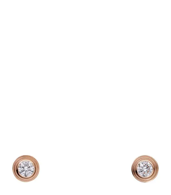 Cartier D'amour Stud Earrings - Rose Gold