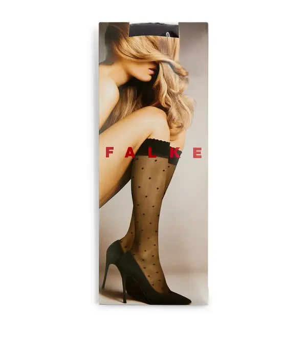 Falke Polka Dot Pop Socks - Black