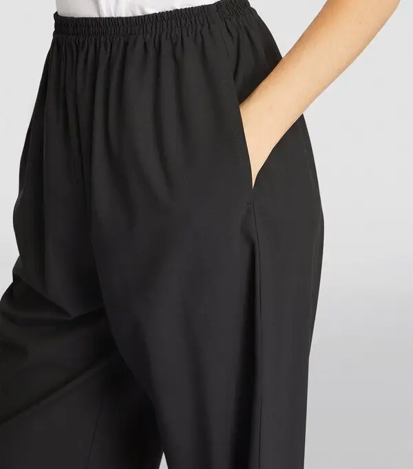 Eskandar Wide-leg Wool Trousers