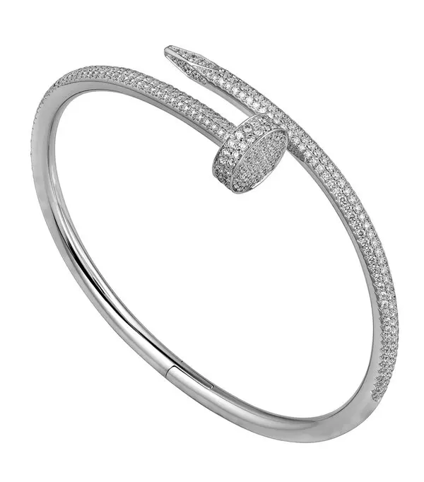 Cartier Juste Un Clou Diamond Bracelet - Silver