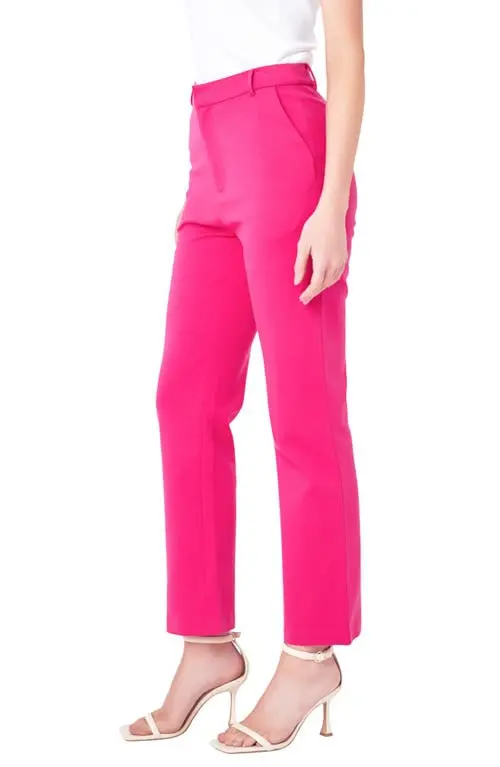 English Factory High Waist Straight Leg Pants