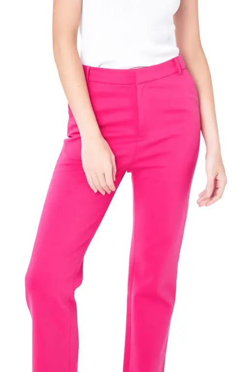 English Factory High Waist Straight Leg Pants
