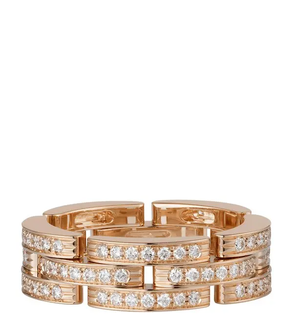 Cartier Maillon Panthère Ring - White