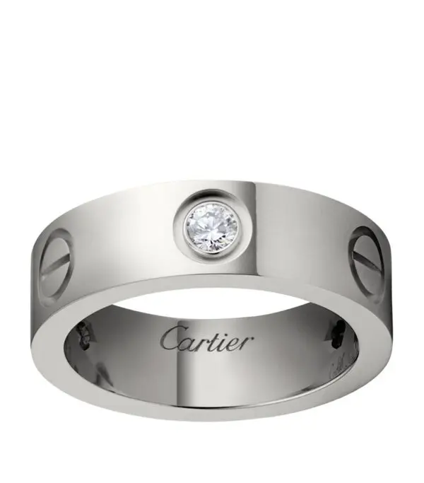 Cartier 18k Gold Diamond Love Ring