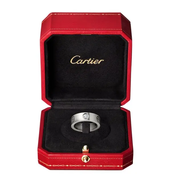 Cartier 18k Gold Diamond Love Ring