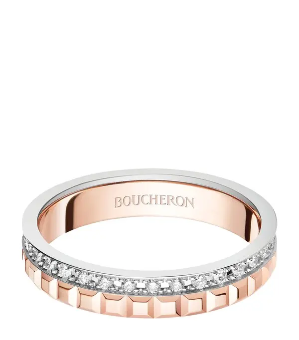 Boucheron Quatre Wedding Band - Pink