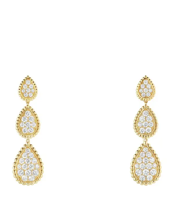 Boucheron Serpent Bohème Pendant Earrings - Gold