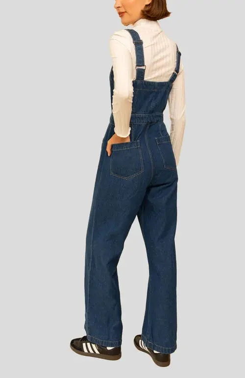 WHIMSY + ROW Grace Denim Jumpsuit - Dark Denim