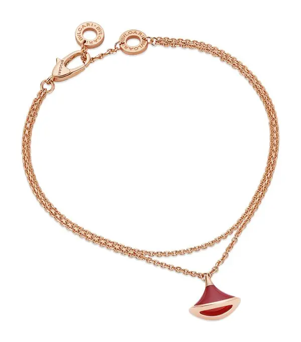 BVLGARI Divas' Dream Carnelian Bracelet - Rose Gold