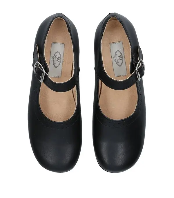 PAPOUELLI Leather Millie Flats