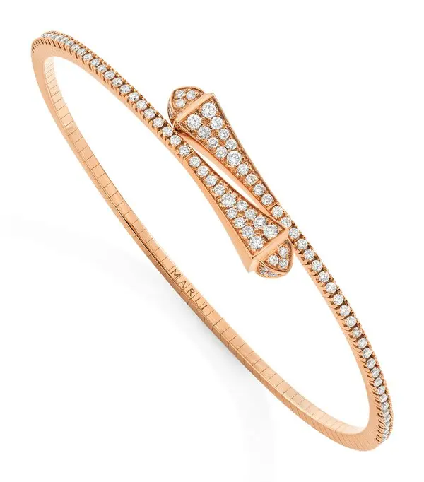 MARLI NEW YORK Cleo Slim Bracelet - Rose Gold