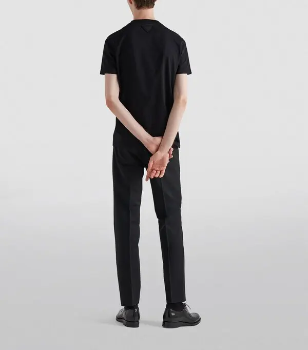 Prada Cotton Triangle T-shirt
