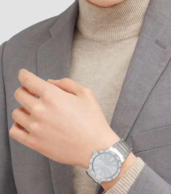 BVLGARI Stainless Steel Analog Watch