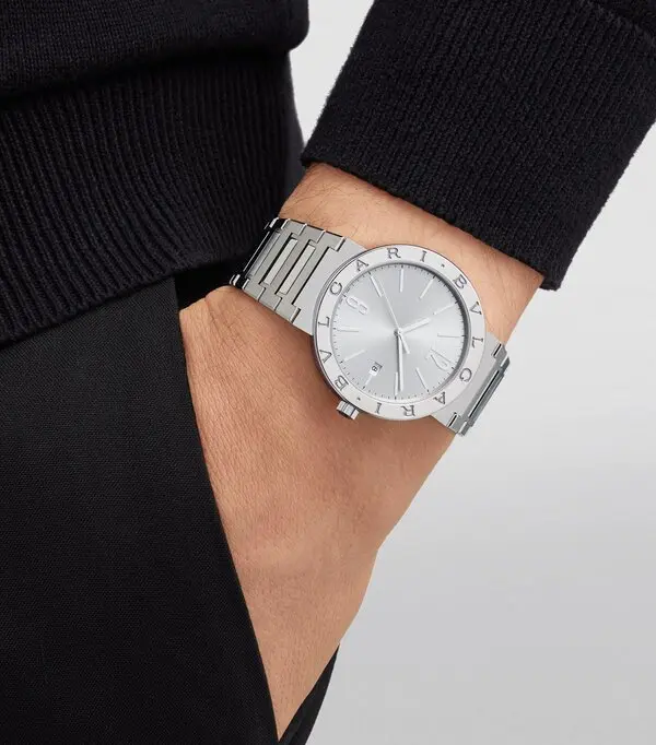BVLGARI Stainless Steel Analog Watch