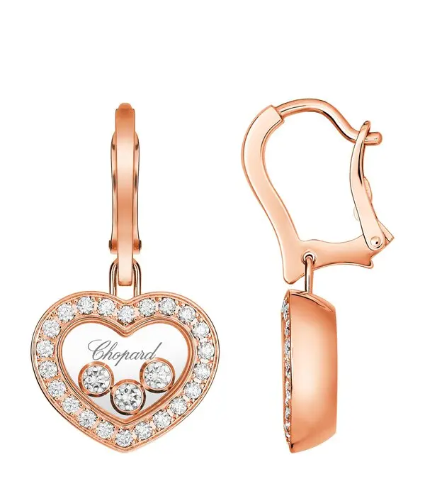 Chopard Happy Diamonds Heart Shaped Earrings