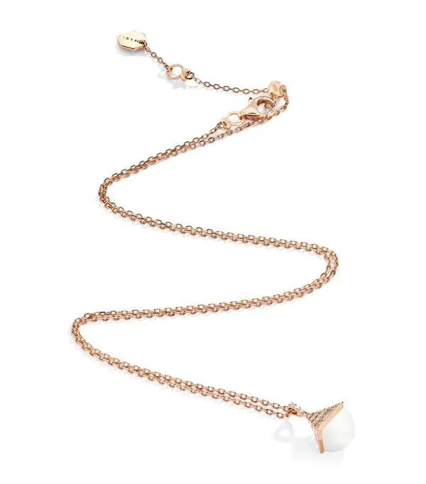 MARLI NEW YORK Cleo Rev Pendant Necklace - Rose Gold