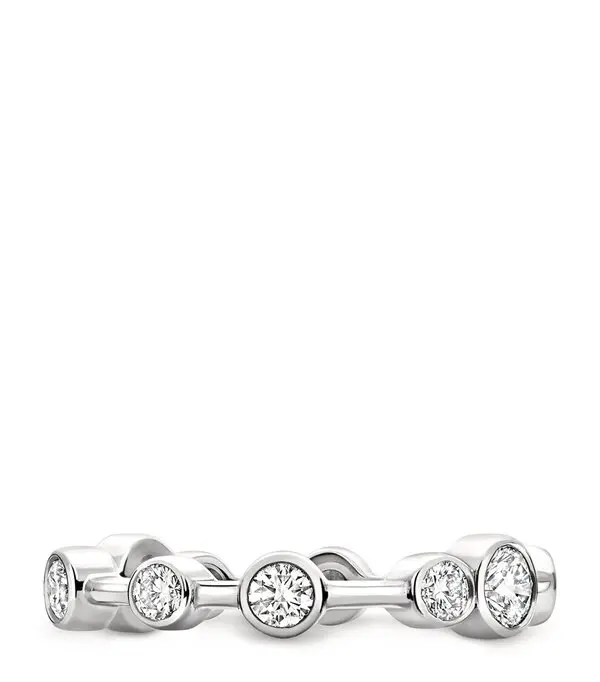 BOODLES Platinum And Diamond Full-hoop Ring
