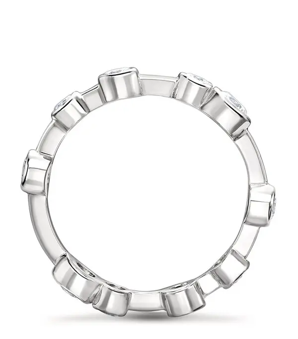 BOODLES Platinum And Diamond Full-hoop Ring