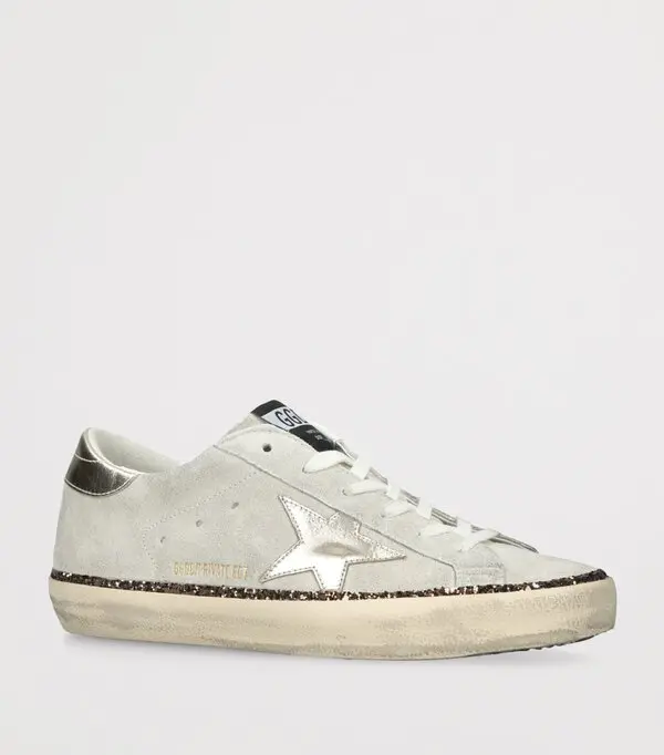 GOLDEN GOOSE Suede Super-star Sneakers - Grey