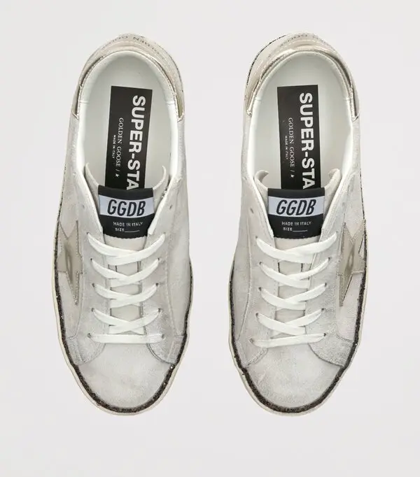 GOLDEN GOOSE Suede Super-star Sneakers - Grey
