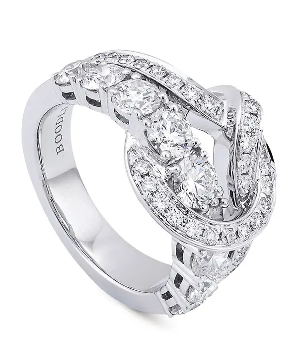 BOODLES The Knot Medium Ring - Gold