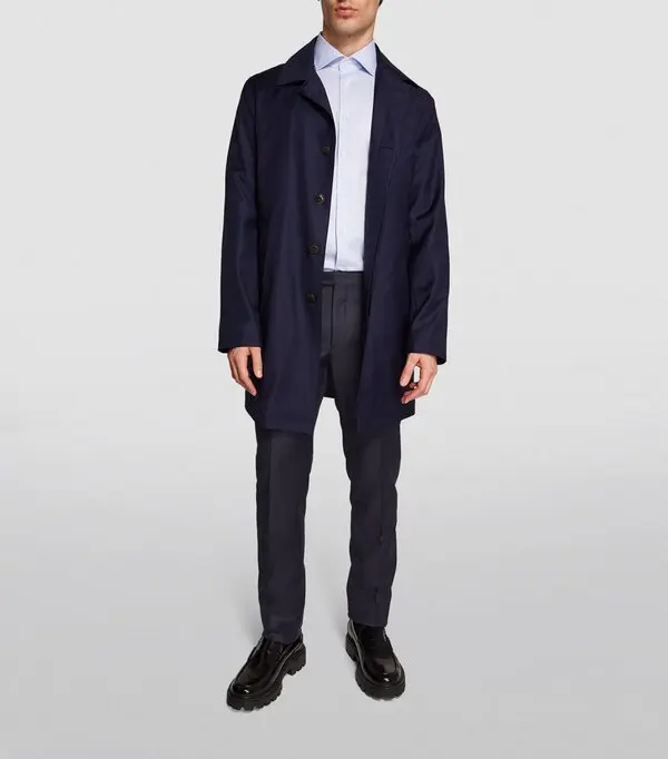 Corneliani Virgin Wool Tailored Trousers