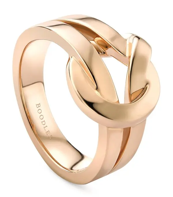 BOODLES The Knot Ring - Rose Gold