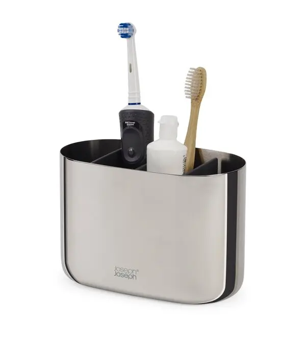 JOSEPH JOSEPH Large Easystore Luxe Toothbrush Holder - Metallic