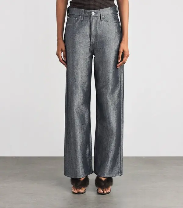 Rag & Bone Logan Mid-rise Wide-leg Jeans