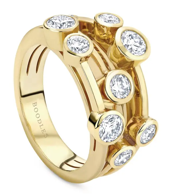 BOODLES Raindance Diamond Ring - Gold