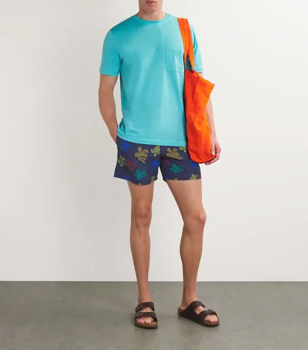 Vilebrequin Printed Swim Shorts - Navy