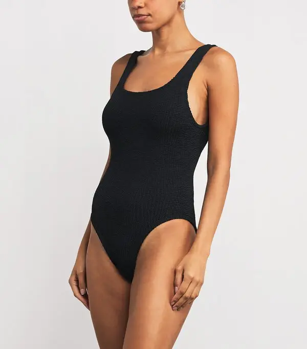 Hunza G Coverage Square-neck Swimsuit - Black