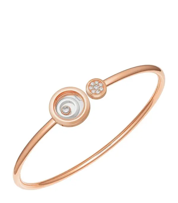 Chopard Happy Spirit Diamond Bangle - Gold