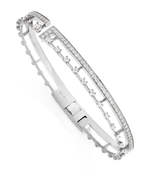 MARLI NEW YORK Large Avenues Bangle - White