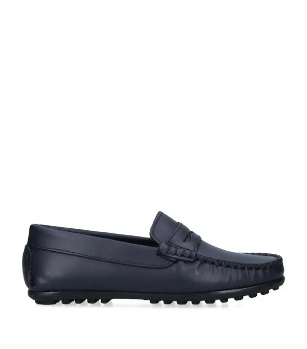 PAPOUELLI Leather Felix Loafers